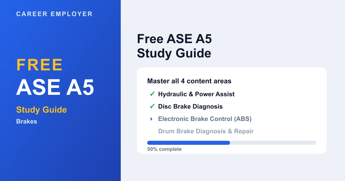 FREE ASE A5 Study Guide 2026 + Quizzes & Readiness Score